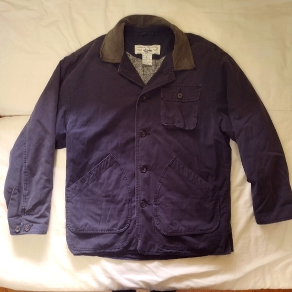 Jackets & Coats | Vintage Vtg 8s Gap Field Chore Jacket Corduroy Flannel And Leather Linedtrim ...